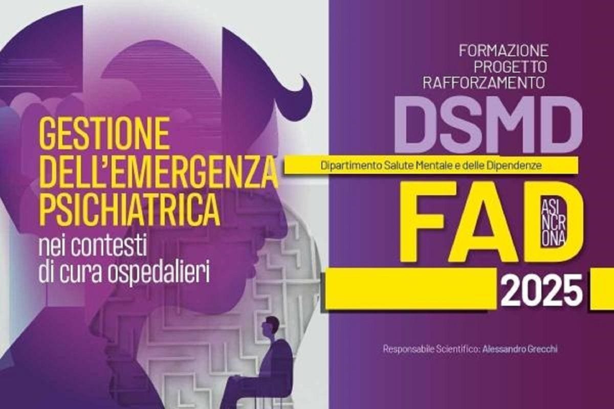 Corsi FAD ECM gratuiti: Gestione dell'emergenza psichiatrica nei ...